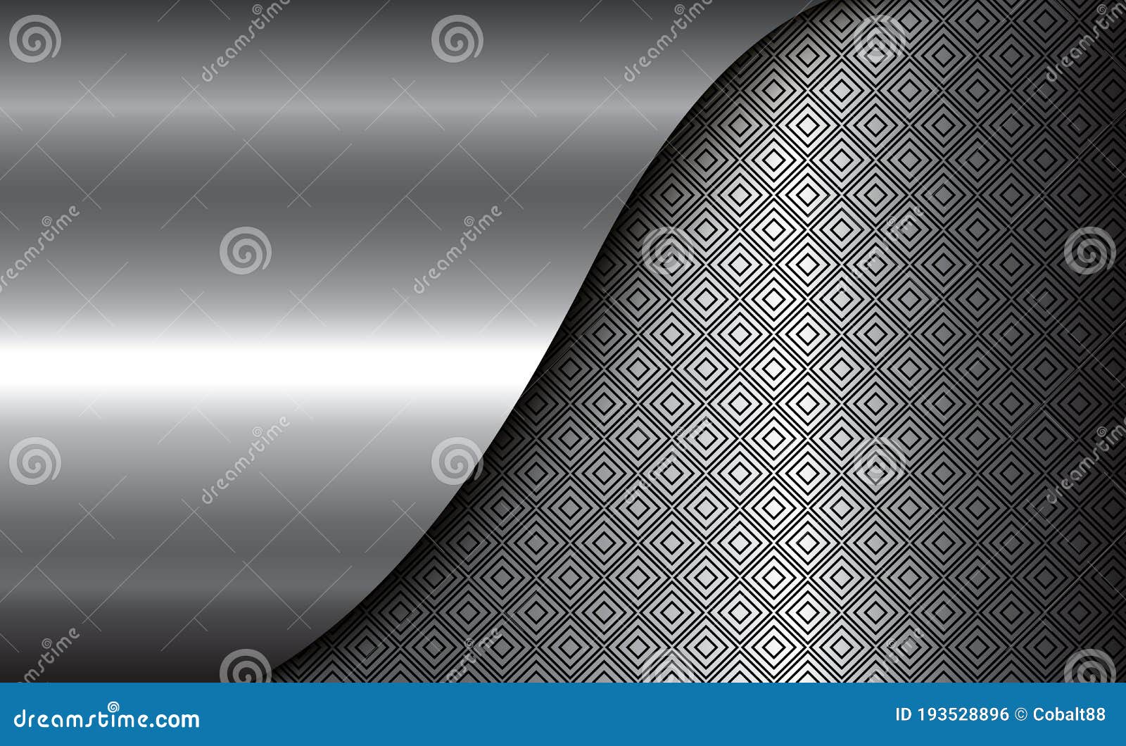 Metallic background 3D stock vector. Illustration of space - 193528896