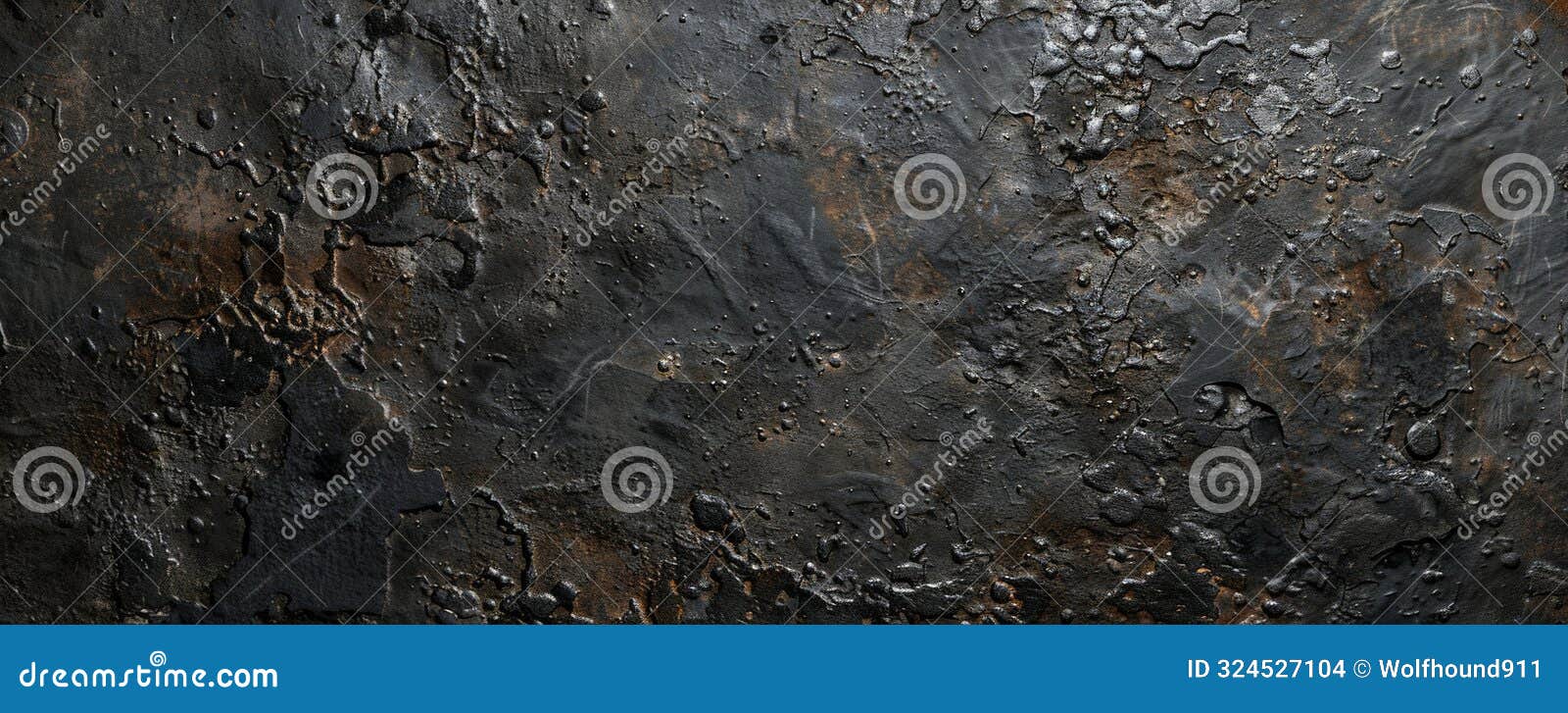 Metallic Background Featuring a Rugged, Pitted Cast Iron Texture, with ...
