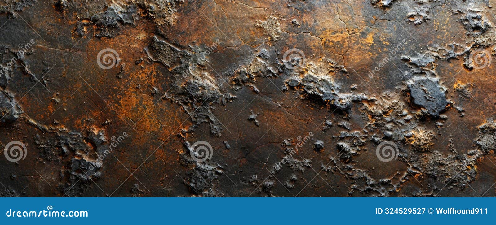 Metallic Background Featuring a Rugged, Pitted Cast Iron Texture, with ...