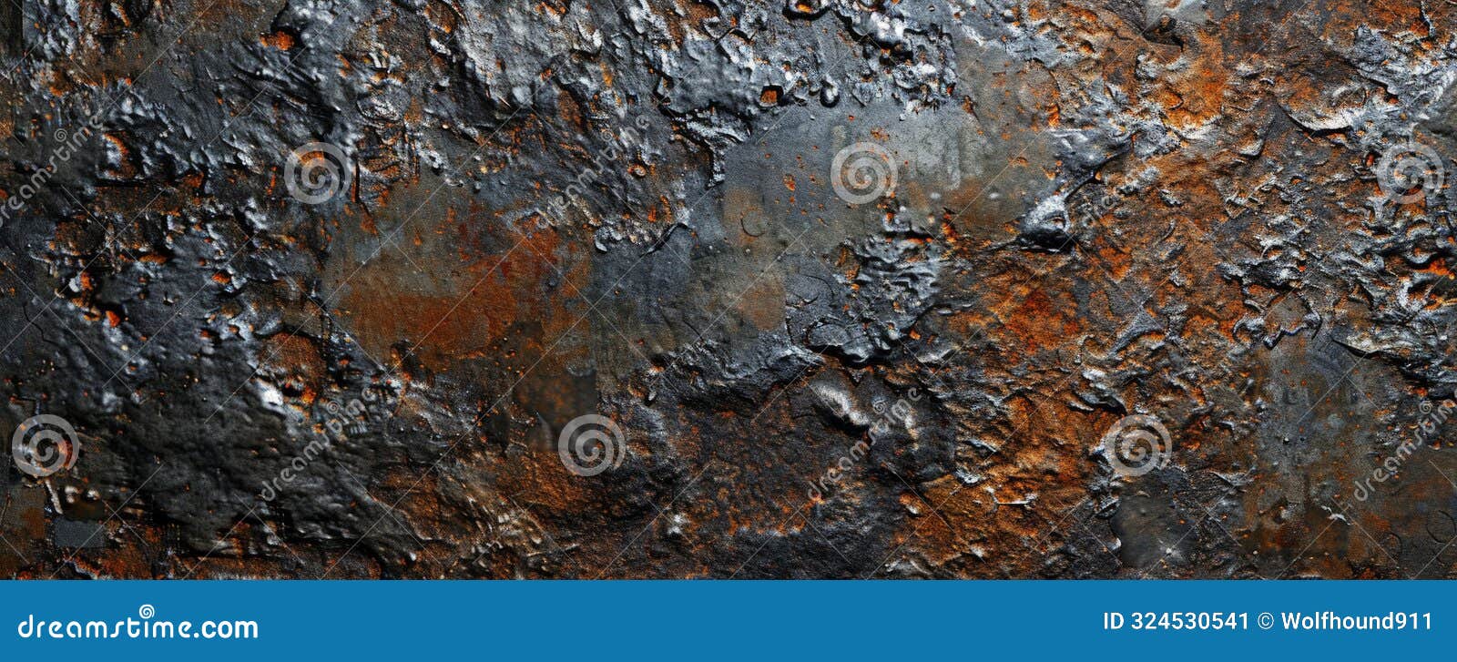 Metallic Background Featuring a Rugged, Pitted Cast Iron Texture, with ...