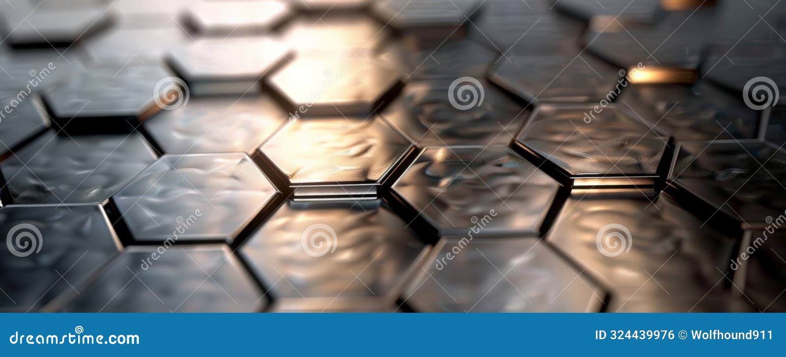 Futuristic Hexagonal Tunnel In Pink Colors, Seamless Loop. Design ...