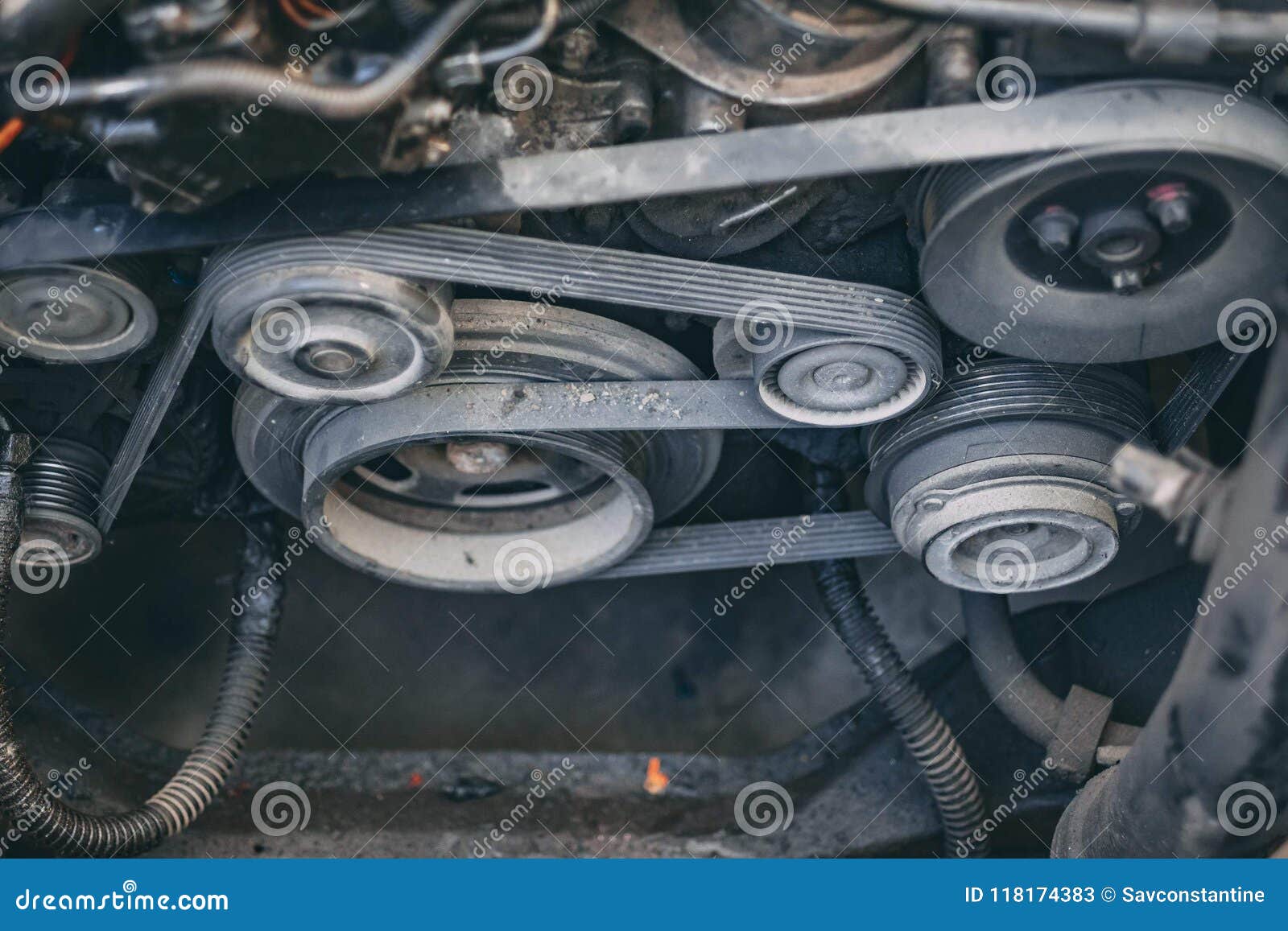 Engine belt stock image. Image of gearbox, concept, bearing - 118174383