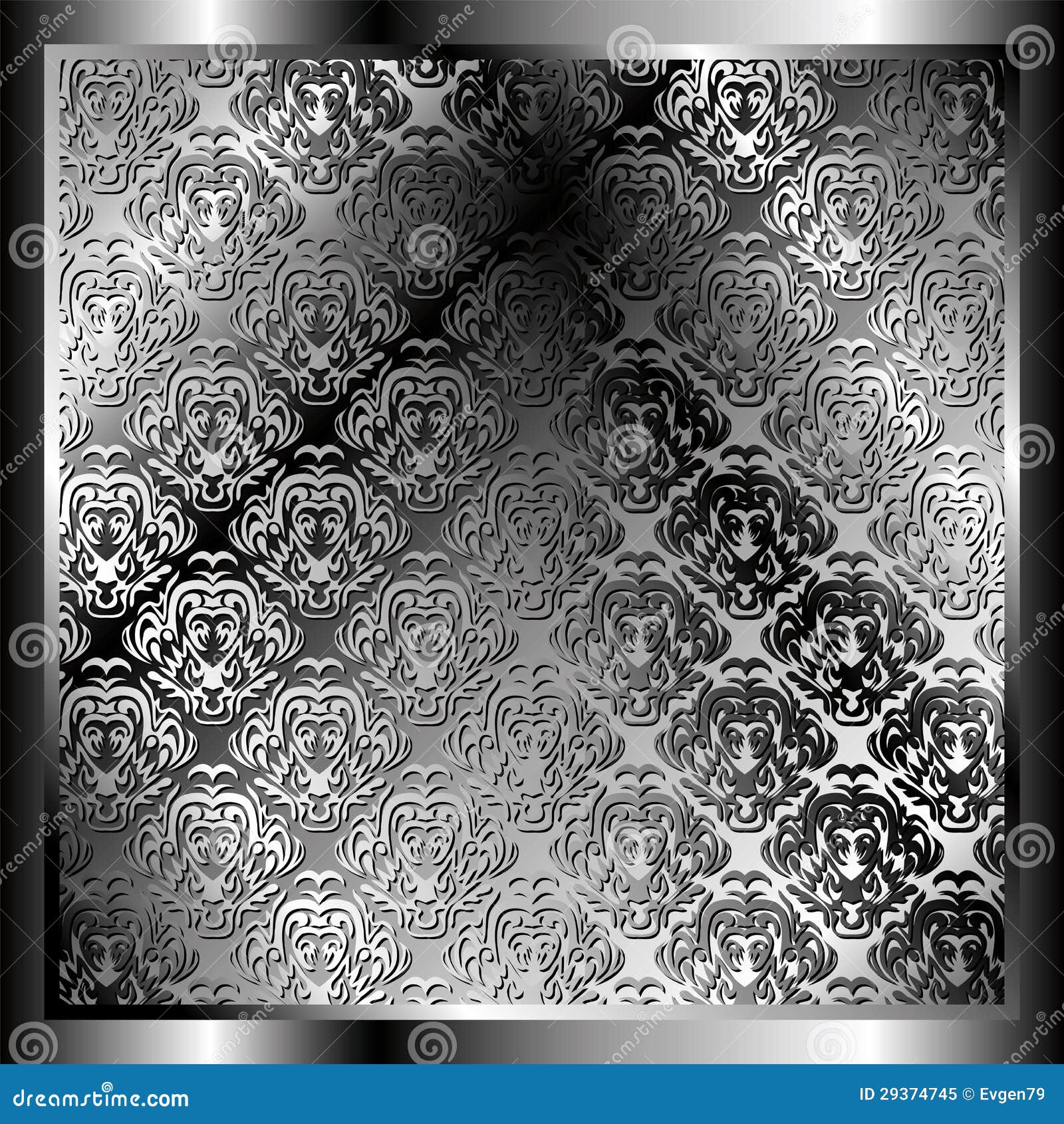 Metallic Background with a Pattern 3 Stock Vector - Illustration of ...