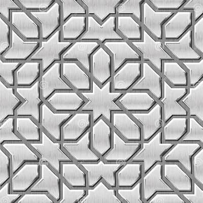 Metallic Background Pattern Stock Vector - Illustration of islam ...