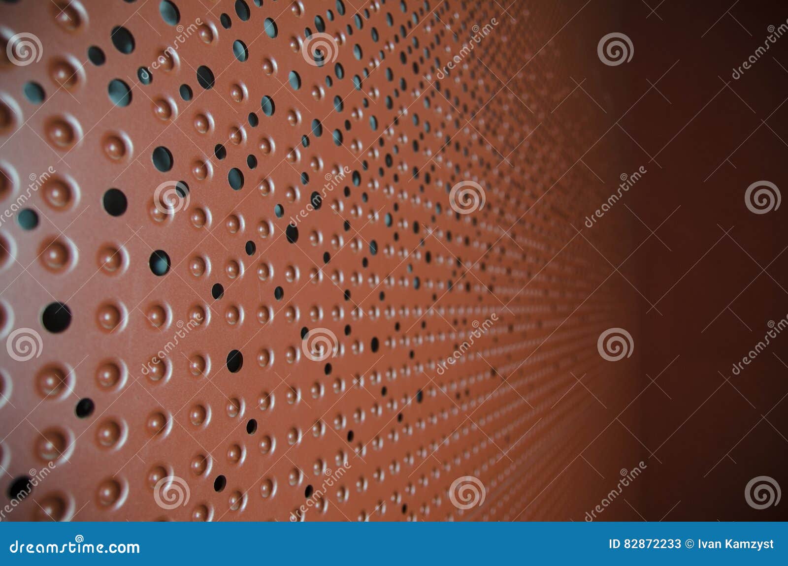 Metallic Background with Round Hole Stock Image - Image of pattern ...