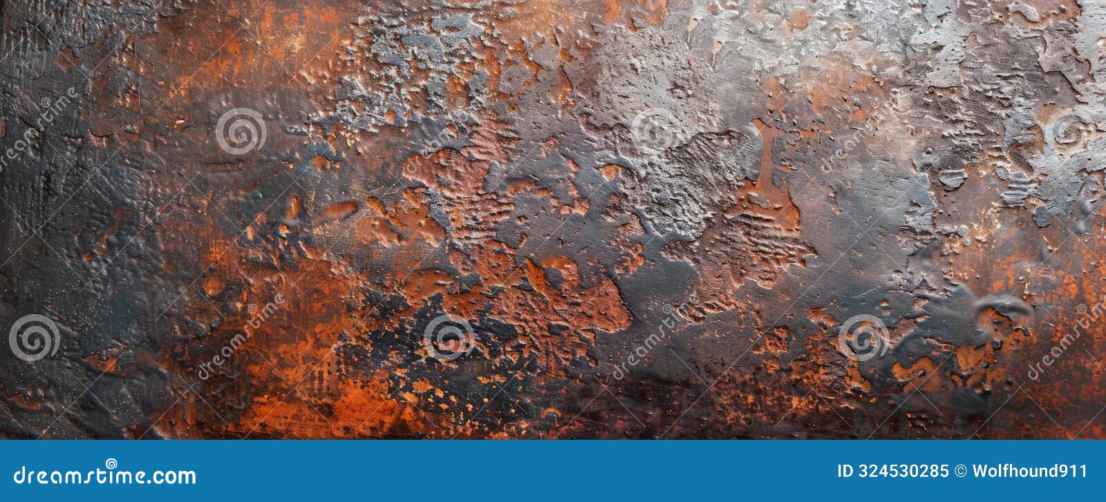 Metallic Background with a Rugged, Pitted Iron Surface, Featuring Deep ...