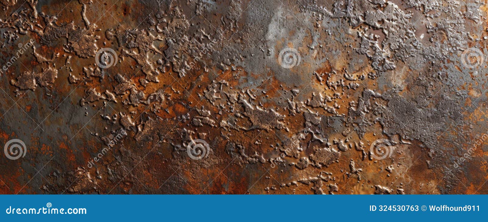 Metallic Background with a Rugged, Pitted Iron Surface, Featuring Deep ...