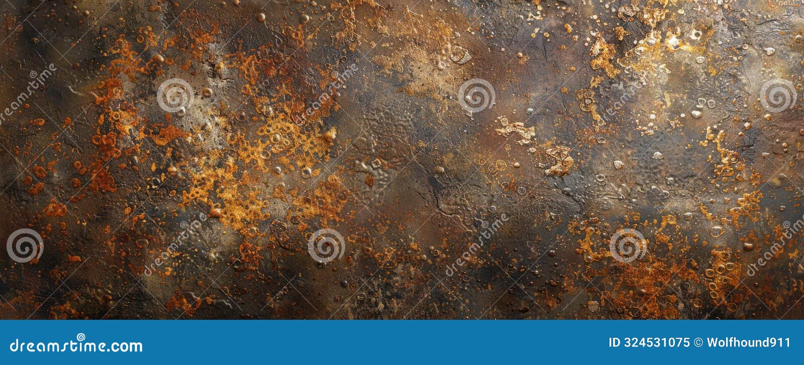 Metallic Background with a Rugged, Pitted Iron Surface, Featuring Deep ...
