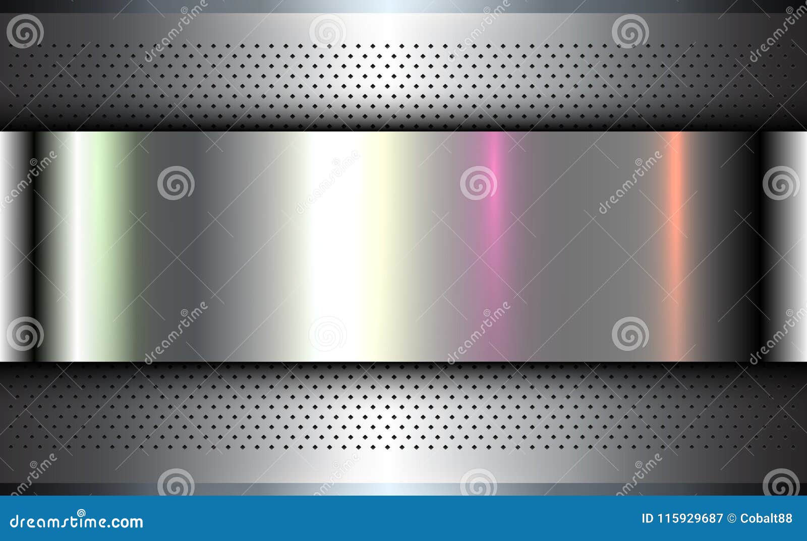 Metallic Background Silver Chrome Stock Vector - Illustration of iron ...
