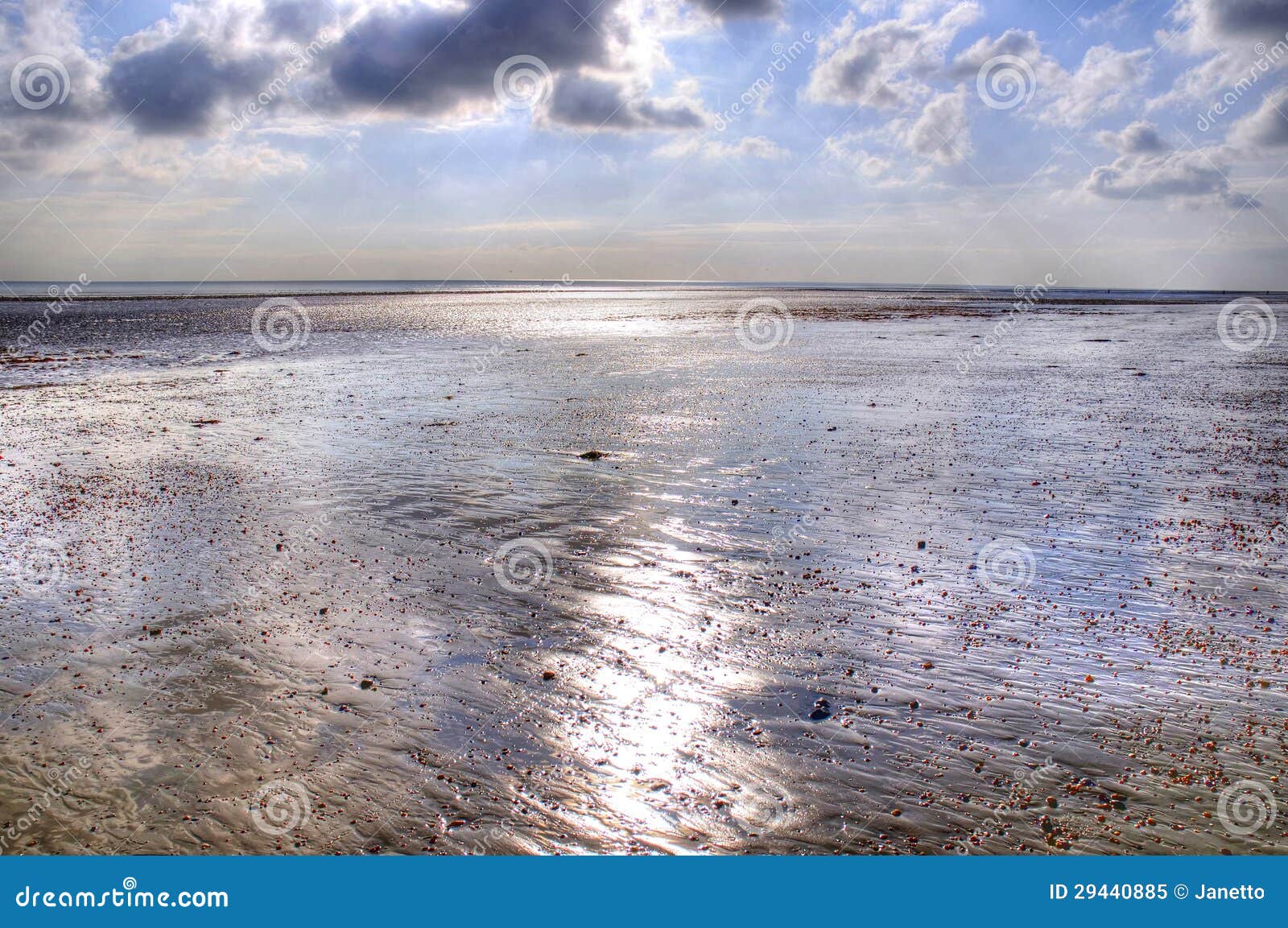 Metallic Beach stock image. Image of rays, seacape, scenic - 29440885