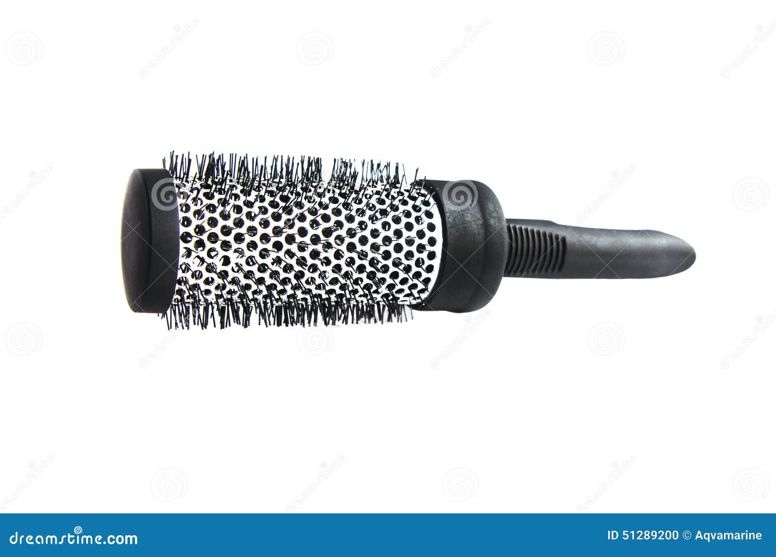 Metallic Black Comb on a White Background Stock Photo - Image of salon ...