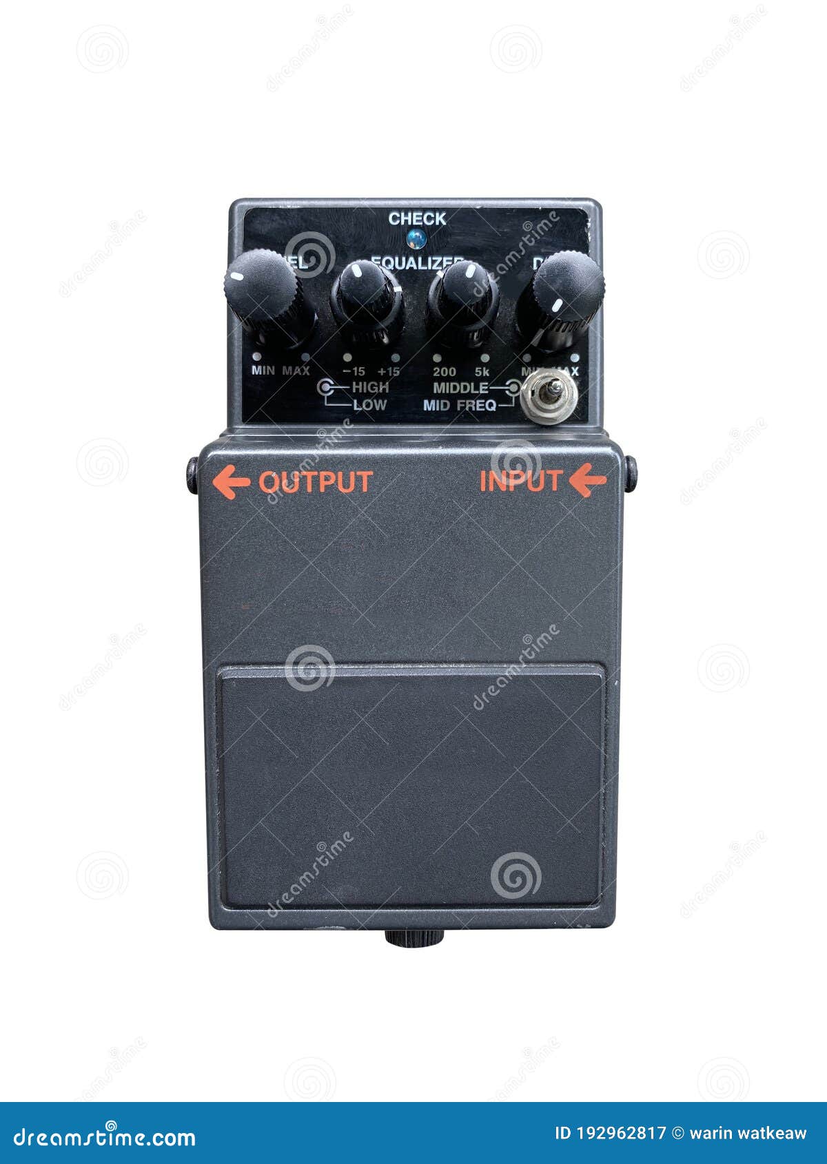 Metallic Black Modifier Distortion Stompbox Electric Guitar Effect For ...