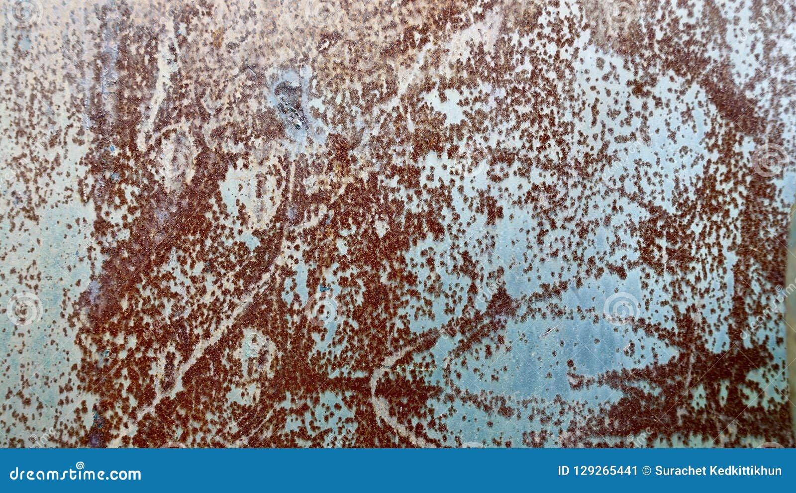 Metallic Blue Wall with Rusty, Abstract Background of Rust Texture ...