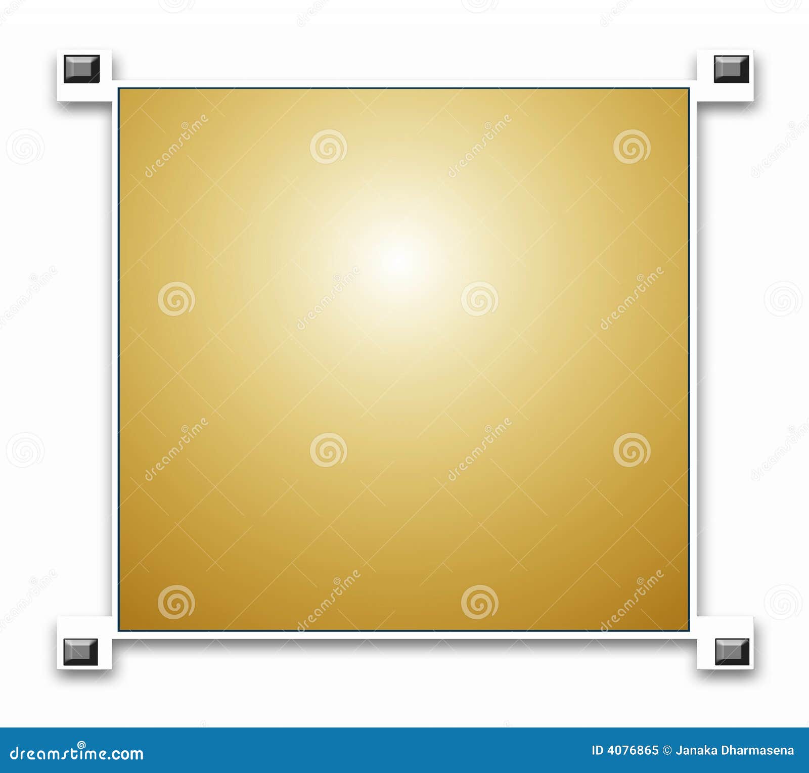 Metallic Border Frame Stock Photography | CartoonDealer.com #4077608