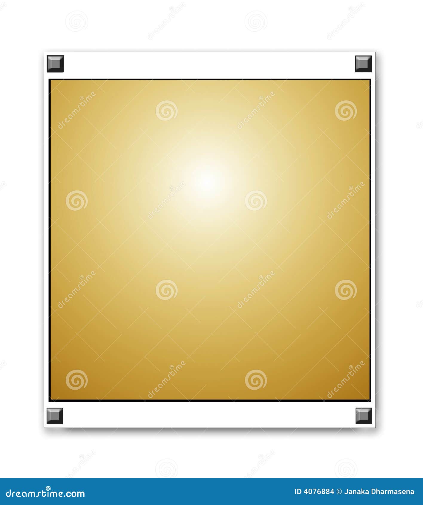 Metallic Border Frame Stock Photography | CartoonDealer.com #4077608