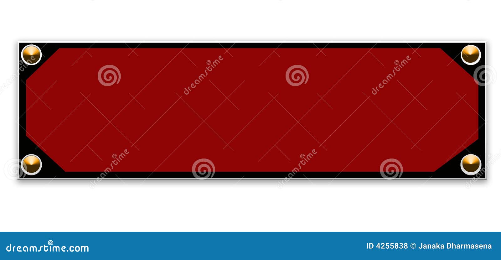 Metallic border stock illustration. Illustration of artistic - 4255838