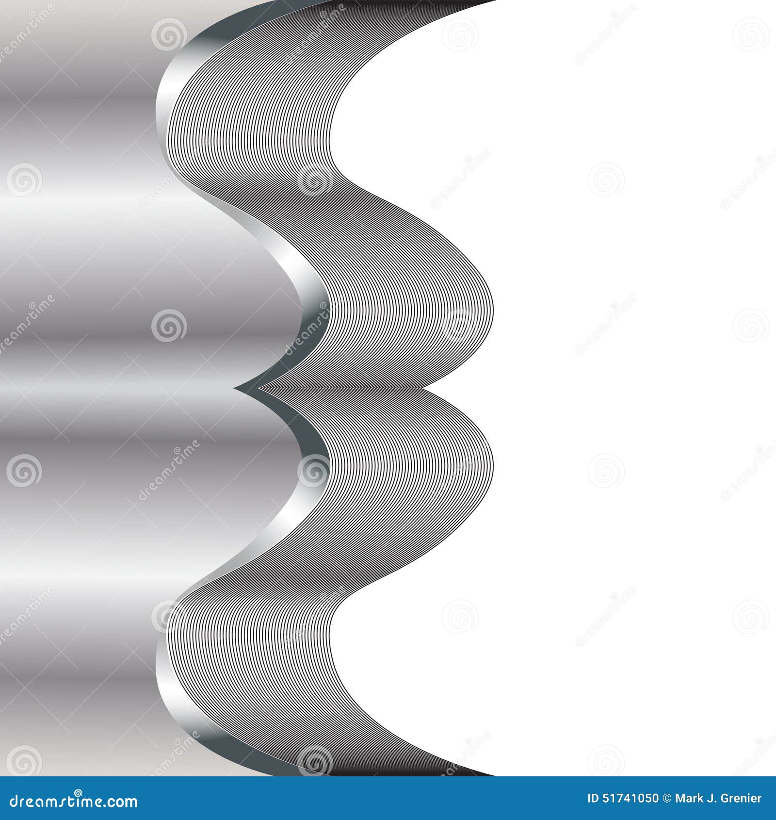 Metallic Border stock vector. Illustration of industry - 51741050