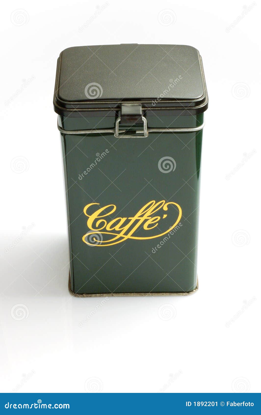 Metallic Box stock image. Image of cafe, grind, gourmet - 1892201