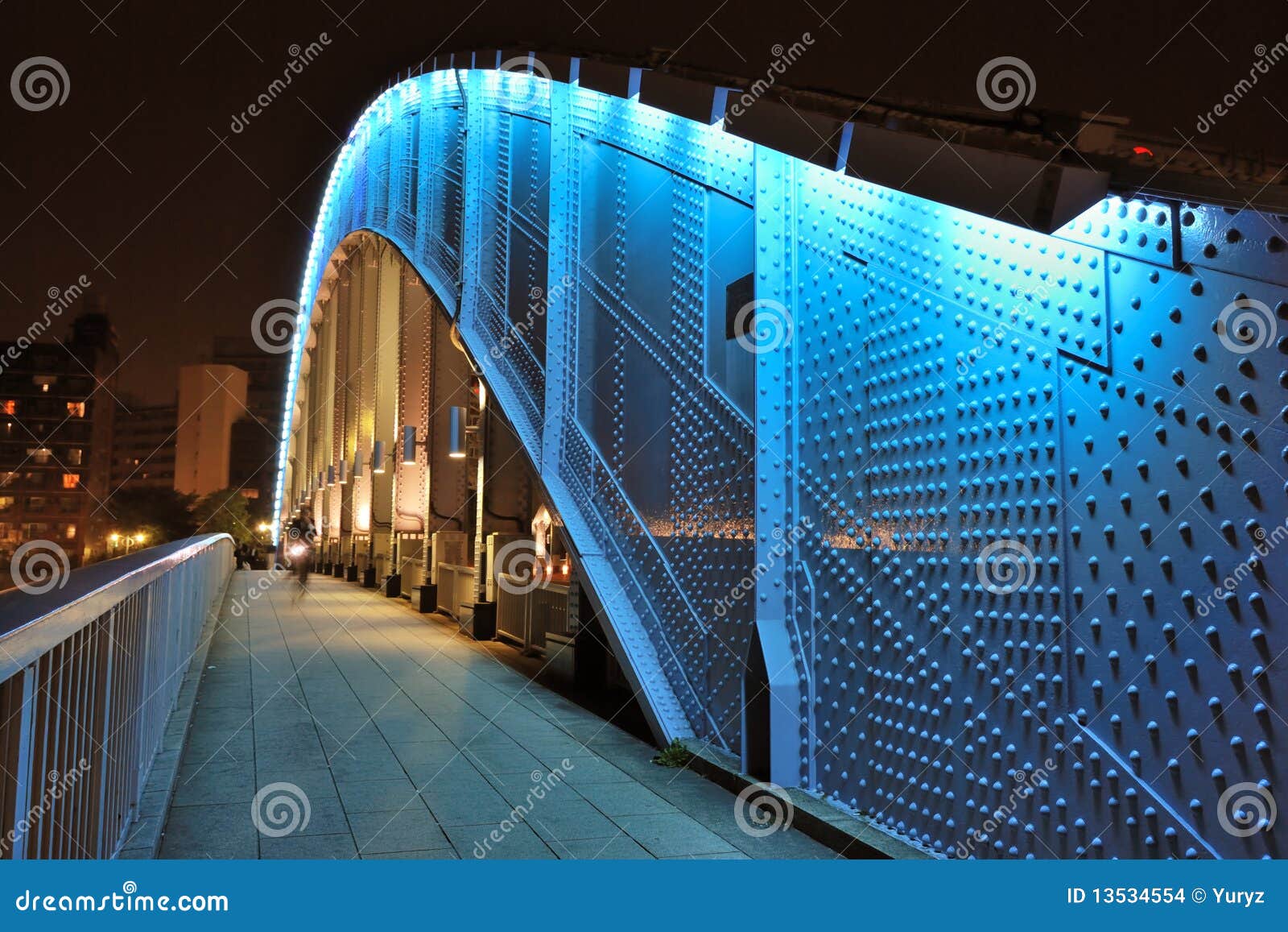 Metallic bridge stock photo. Image of architecture, bridge - 13534554