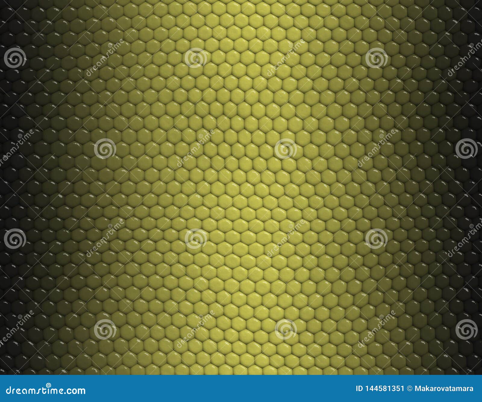 Metallic and Brown Gradient Snake Skin Pattern, Hexagonal Scale Stock ...