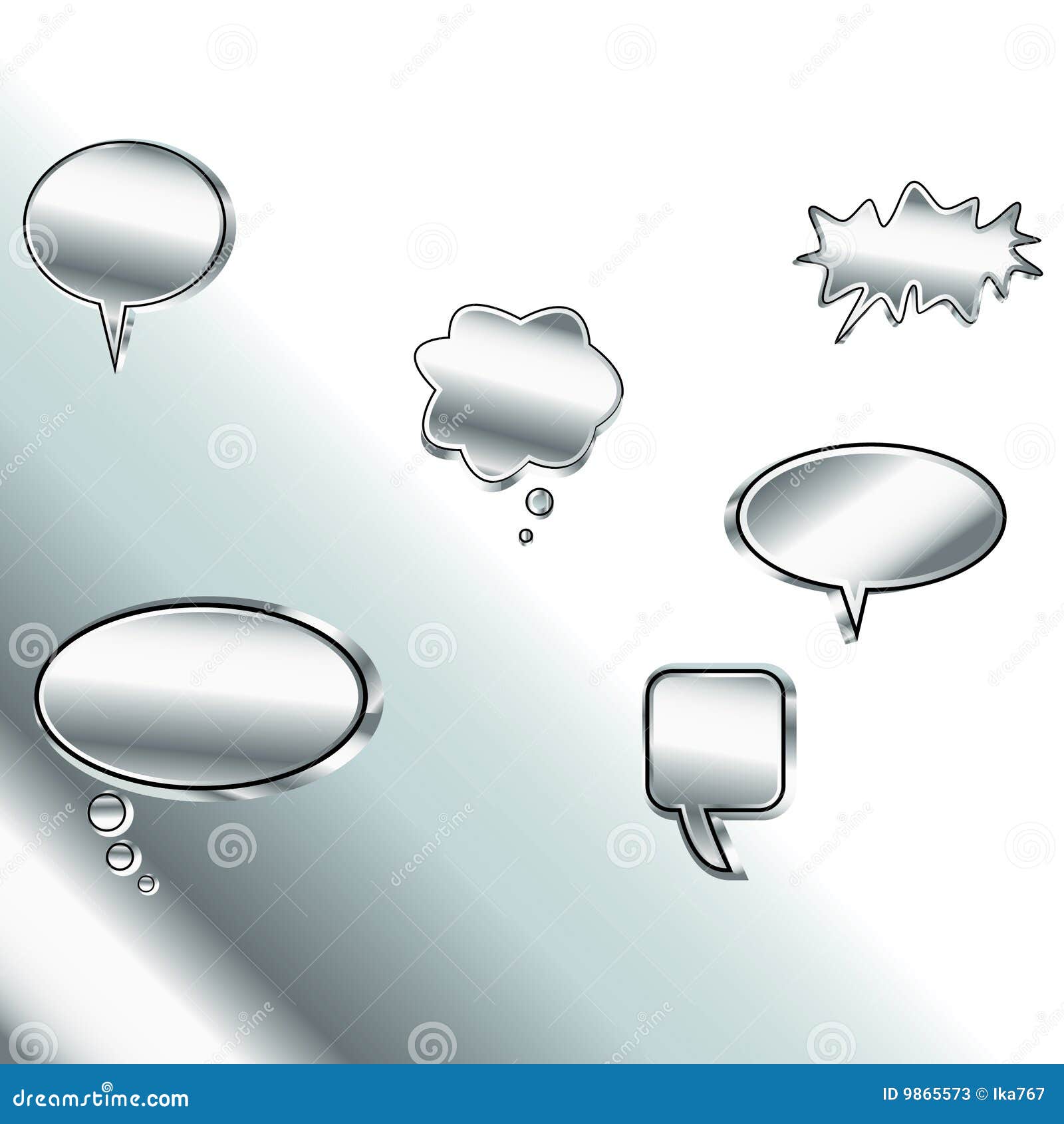 Metallic bubbles stock vector. Illustration of illustrate - 9865573