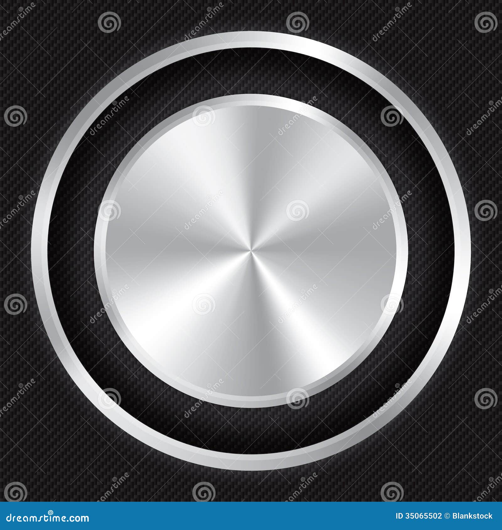 Metallic Button Frames For Web Cartoon Vector | CartoonDealer.com ...