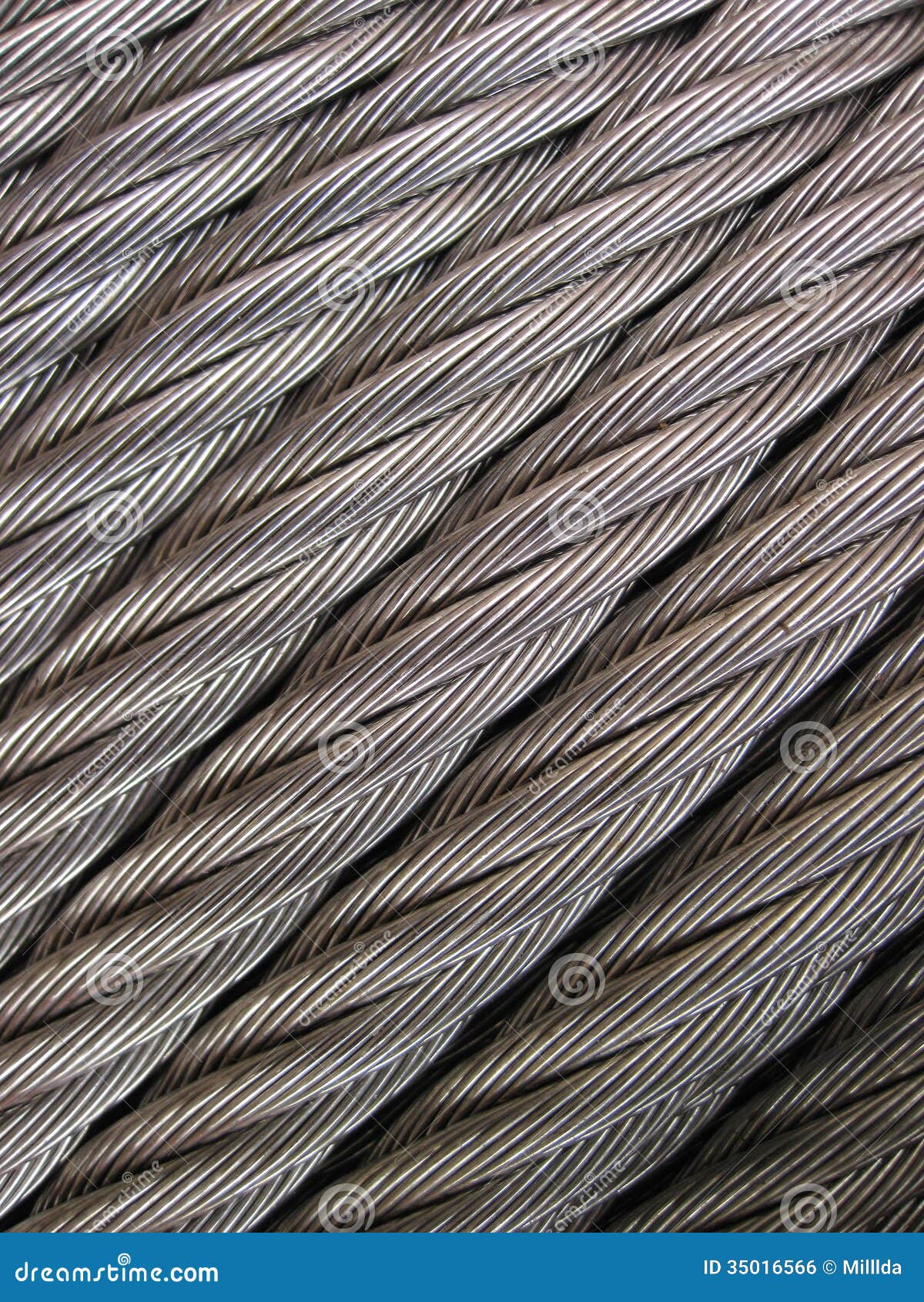 Metallic cable stock photo. Image of pattern, fiber, grey - 35016566