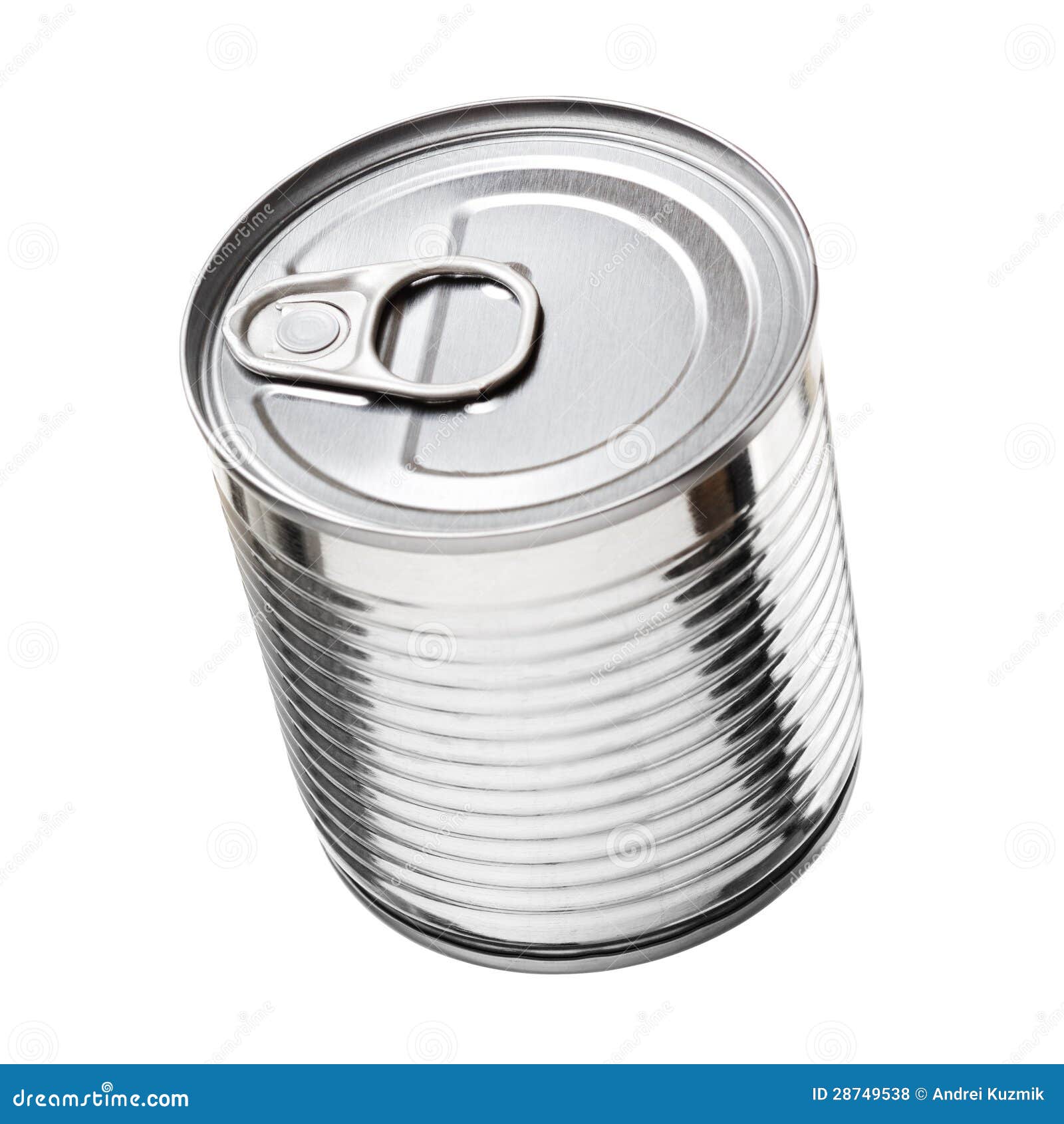 Metallic can stock photo. Image of canned, isolated, food - 28749538