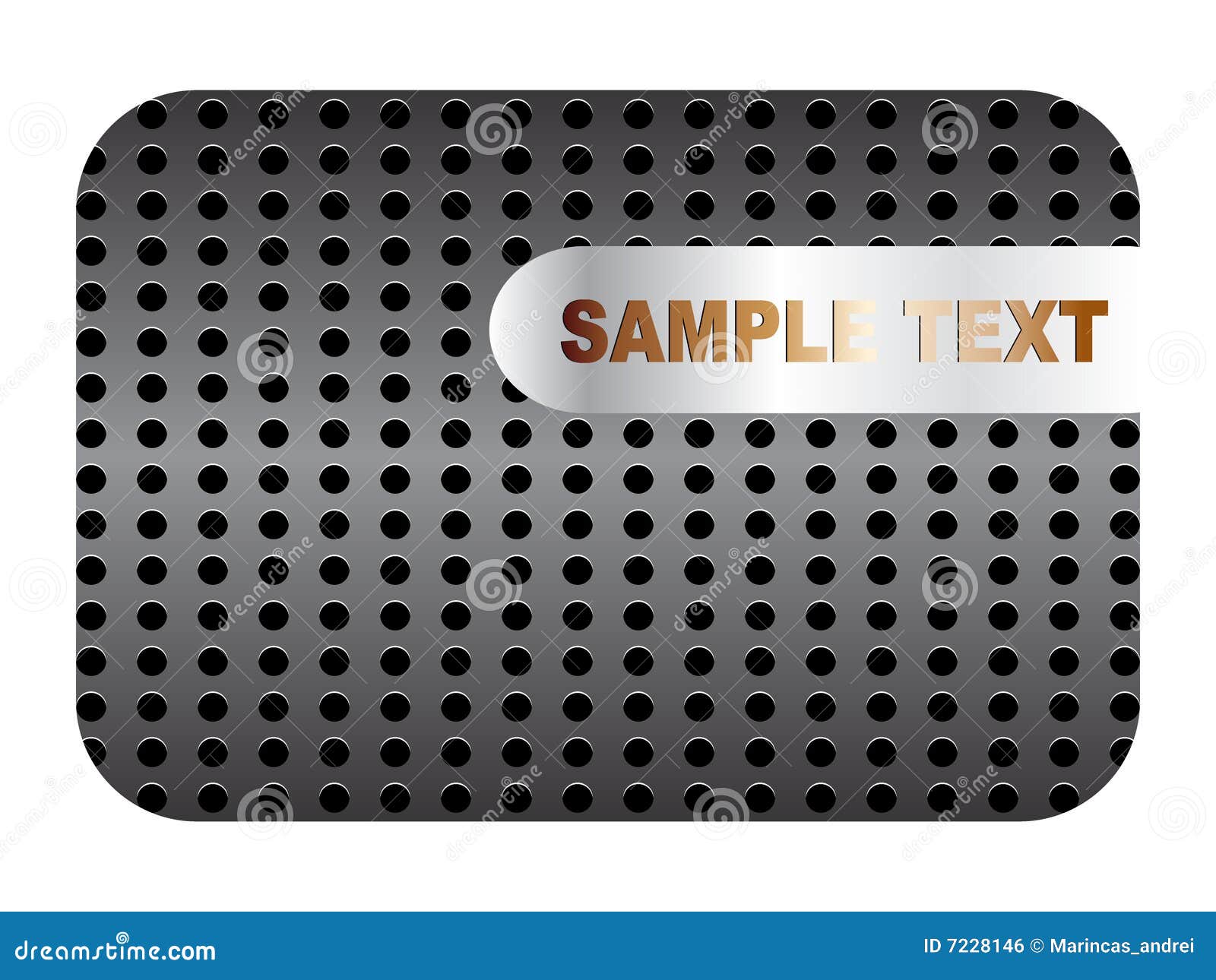 Metallic card design stock illustration. Illustration of metallic - 7228146