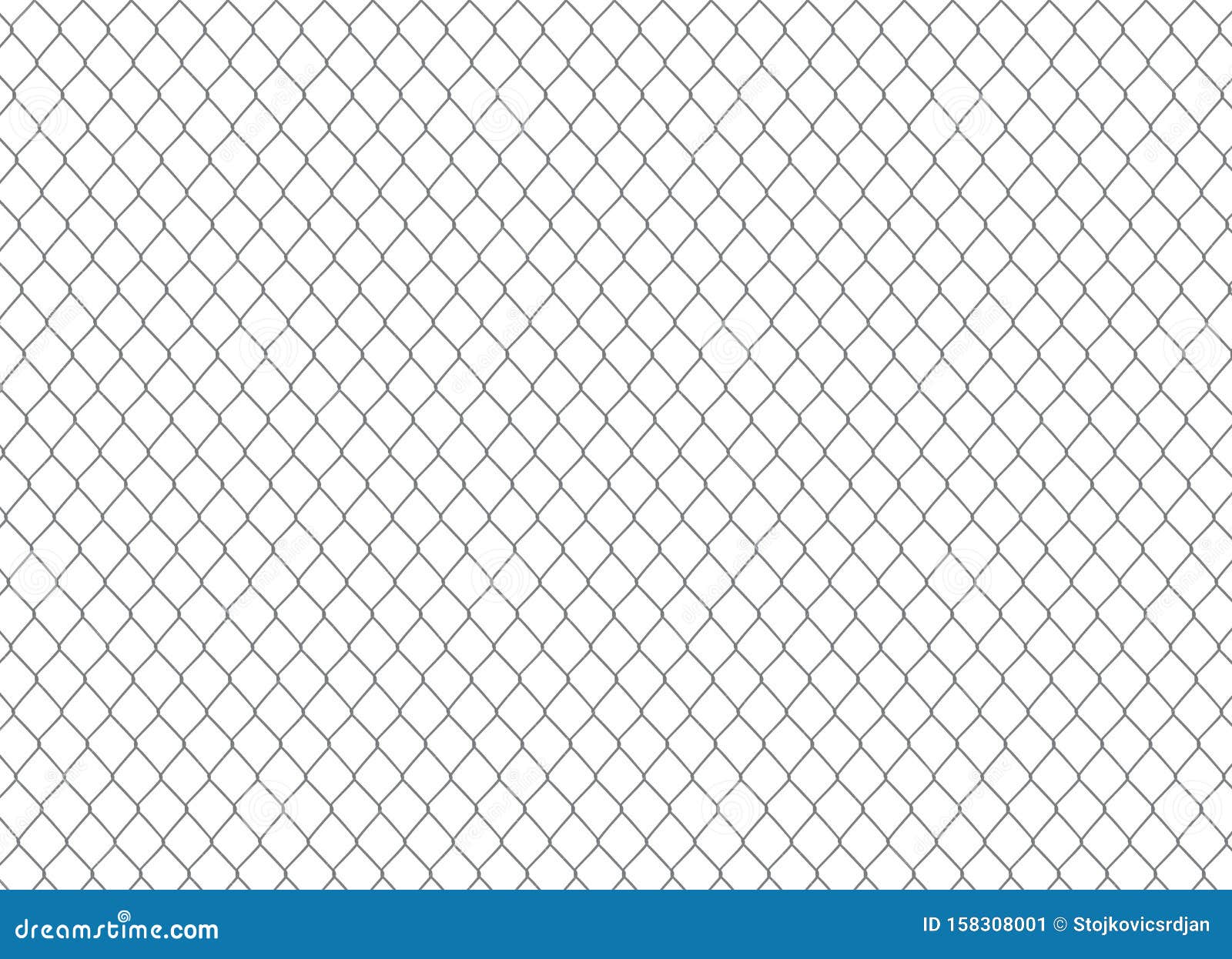 Metallic chain fence stock vector. Illustration of barbwire - 158308001