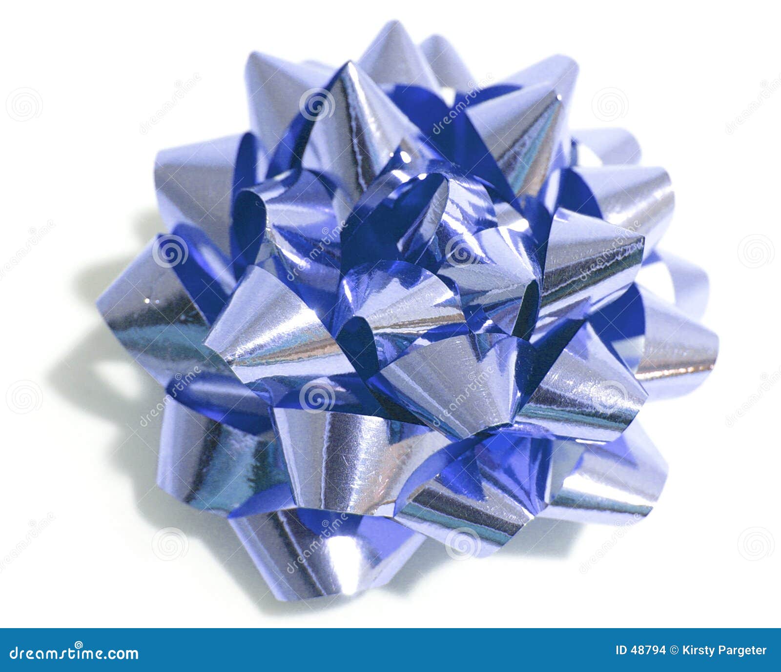 Metallic Christmas bow stock photo. Image of seasonal, wrap - 48794