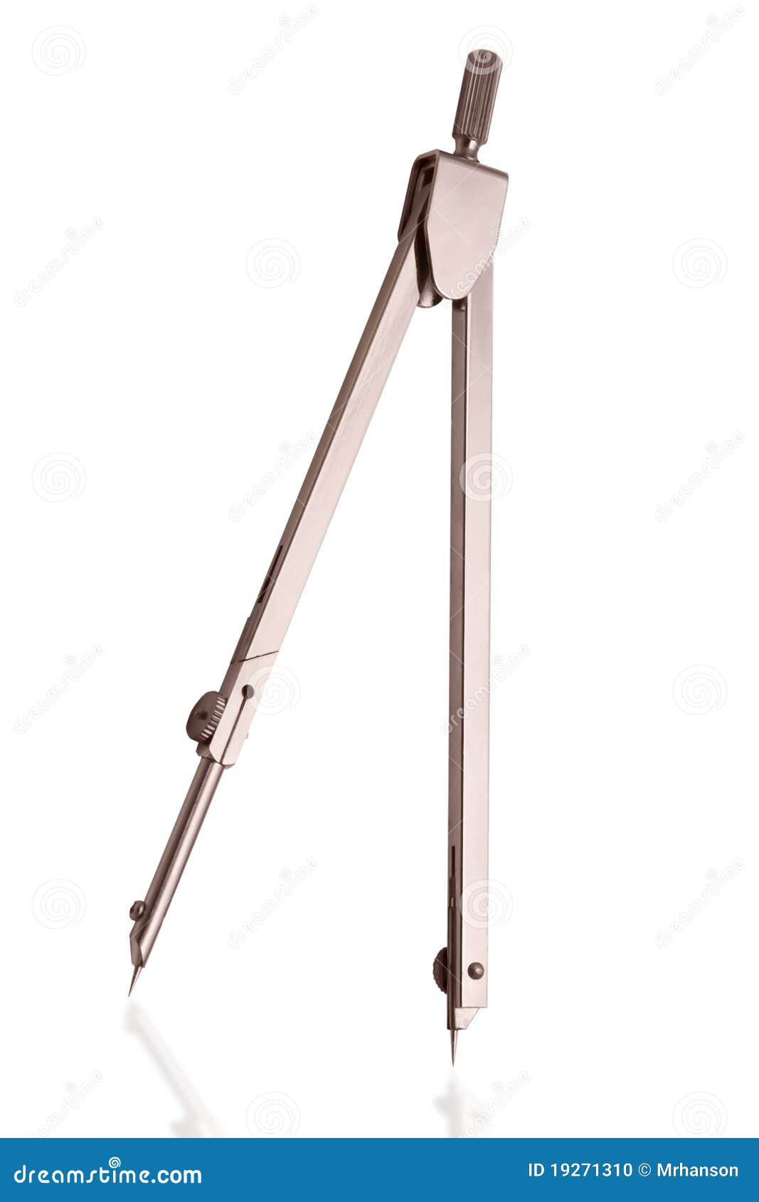 Metallic compass stock photo. Image of measurement, pair - 19271310