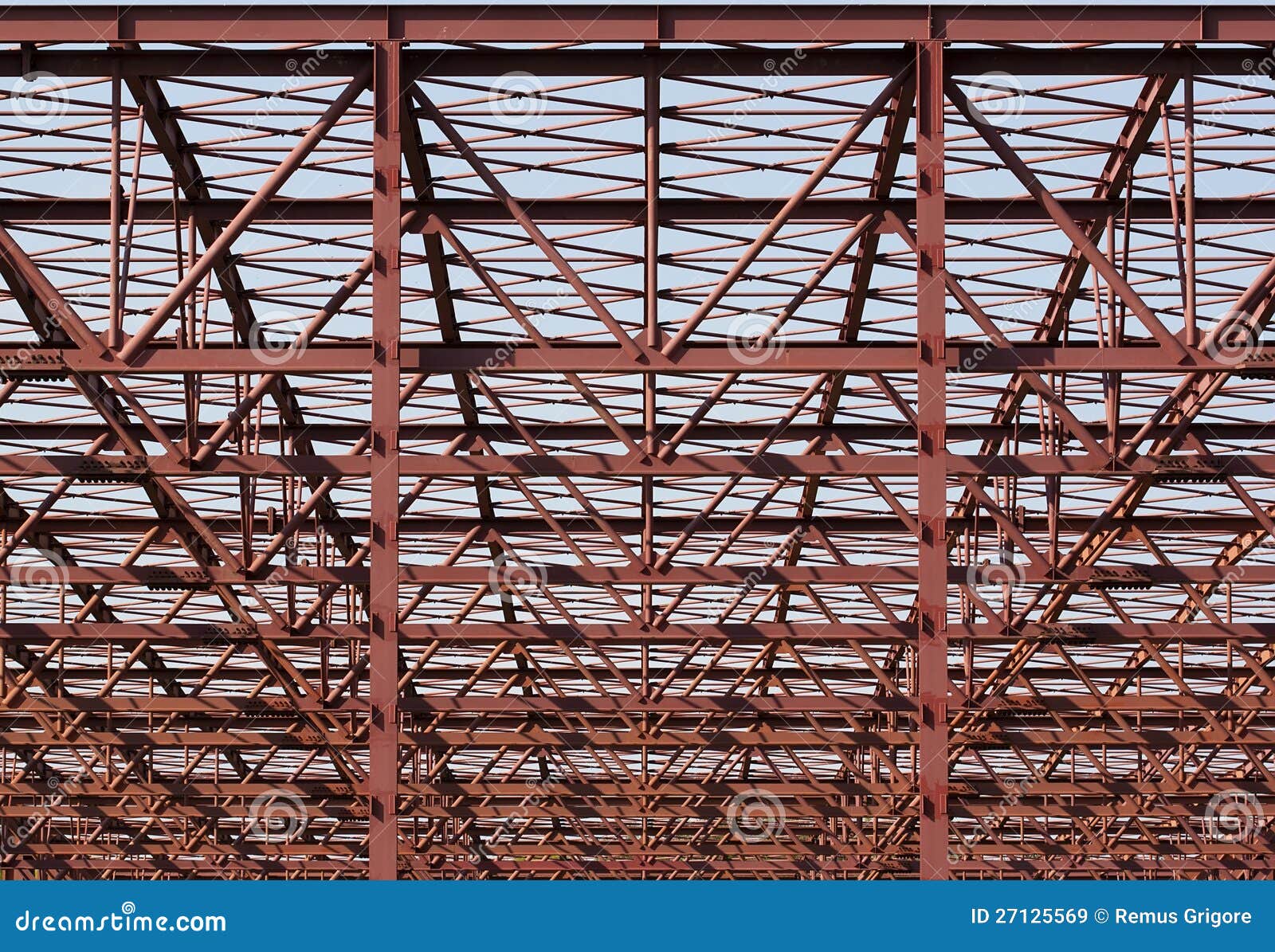 Metallic Construction . Modern Structures Metal . Royalty-Free Stock ...