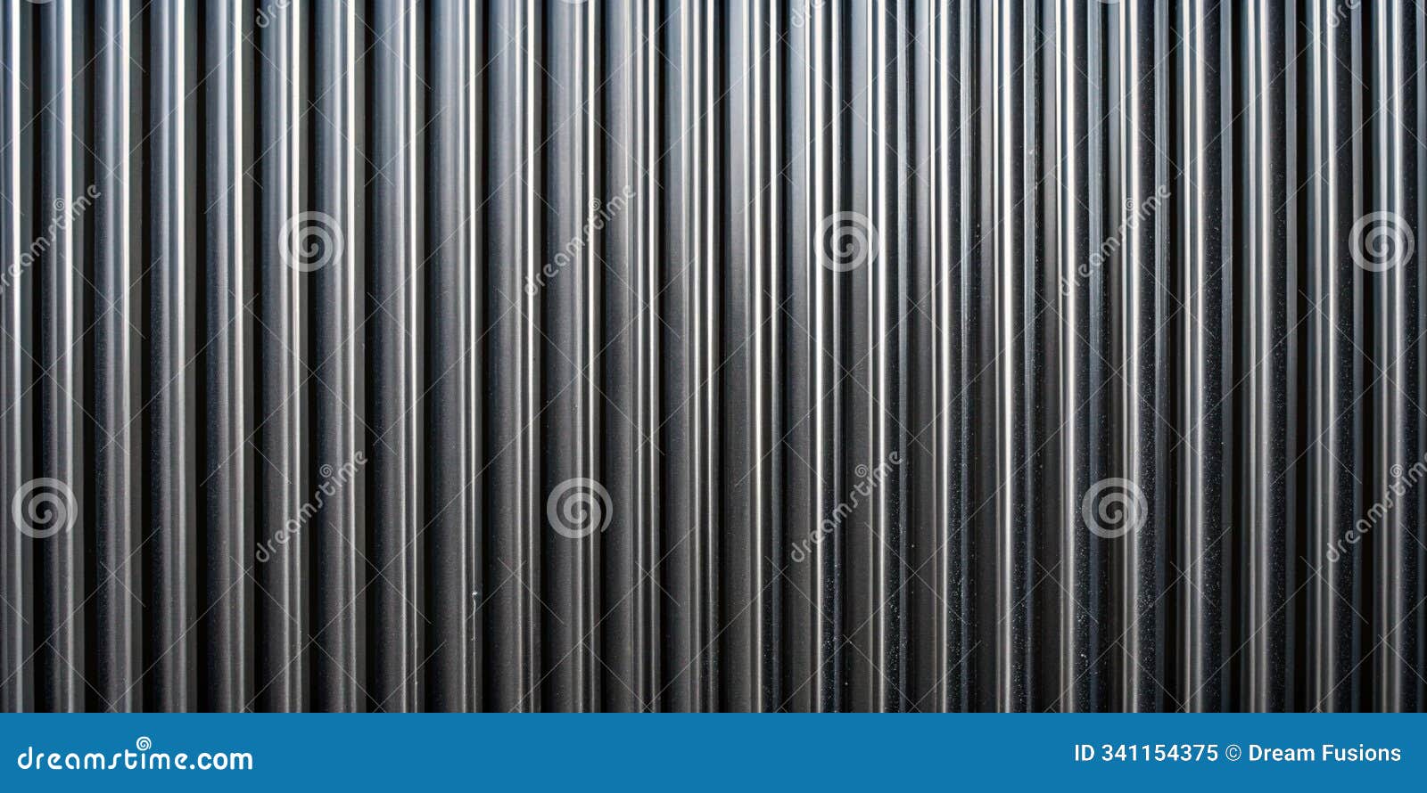 Metallic Corrugated Wall Texture Stock Illustration - Illustration of ...