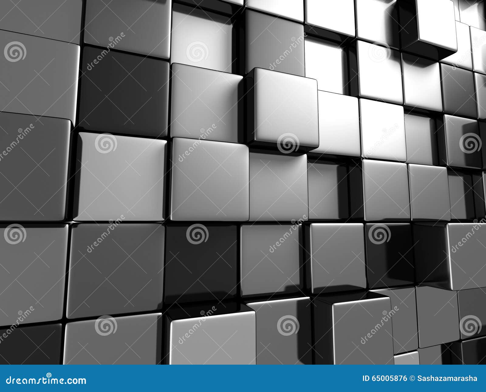 Metallic Cubes Abstract Wallpaper Background Stock Illustration ...