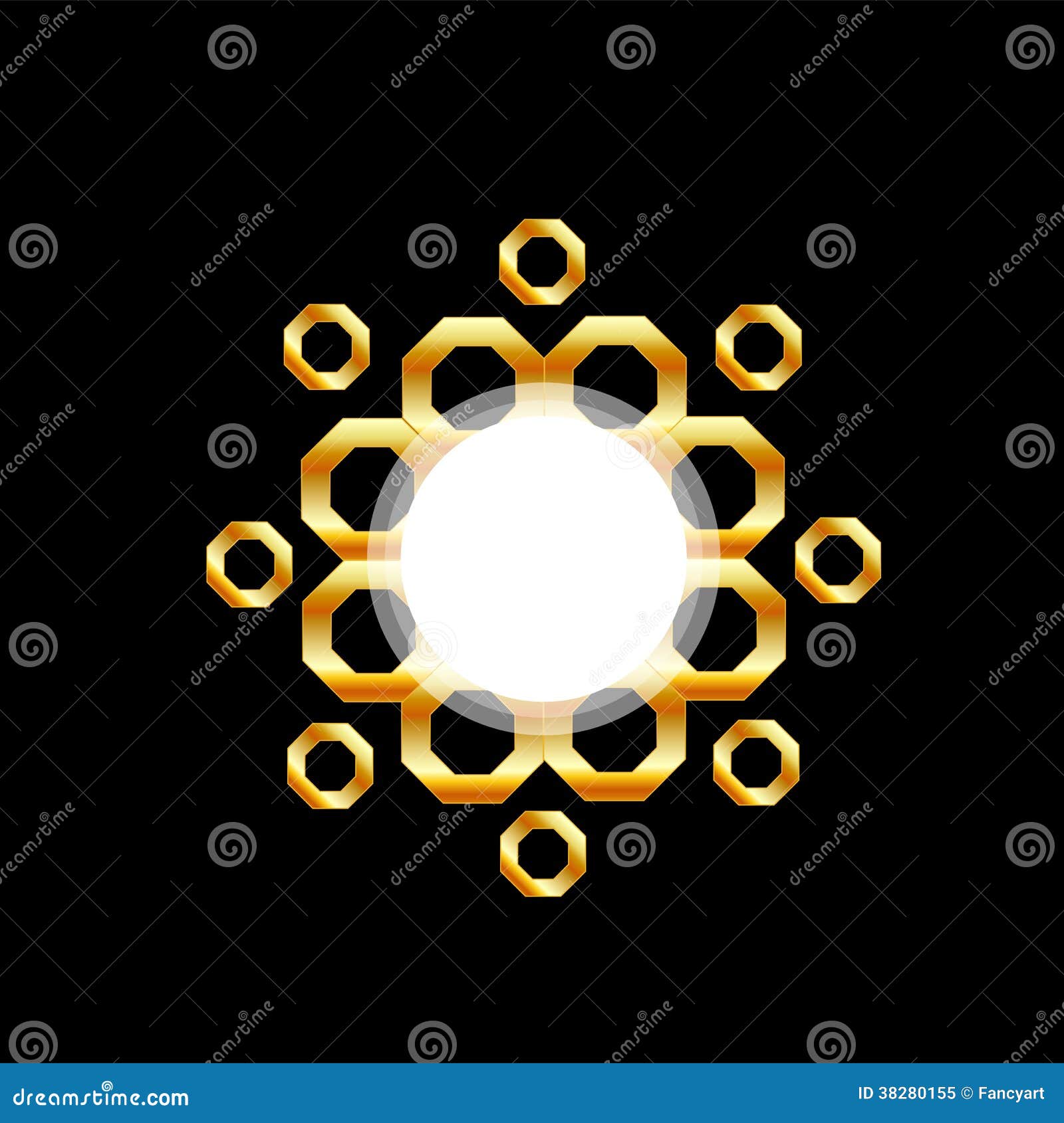 Metallic design element stock vector. Illustration of graphic - 38280155