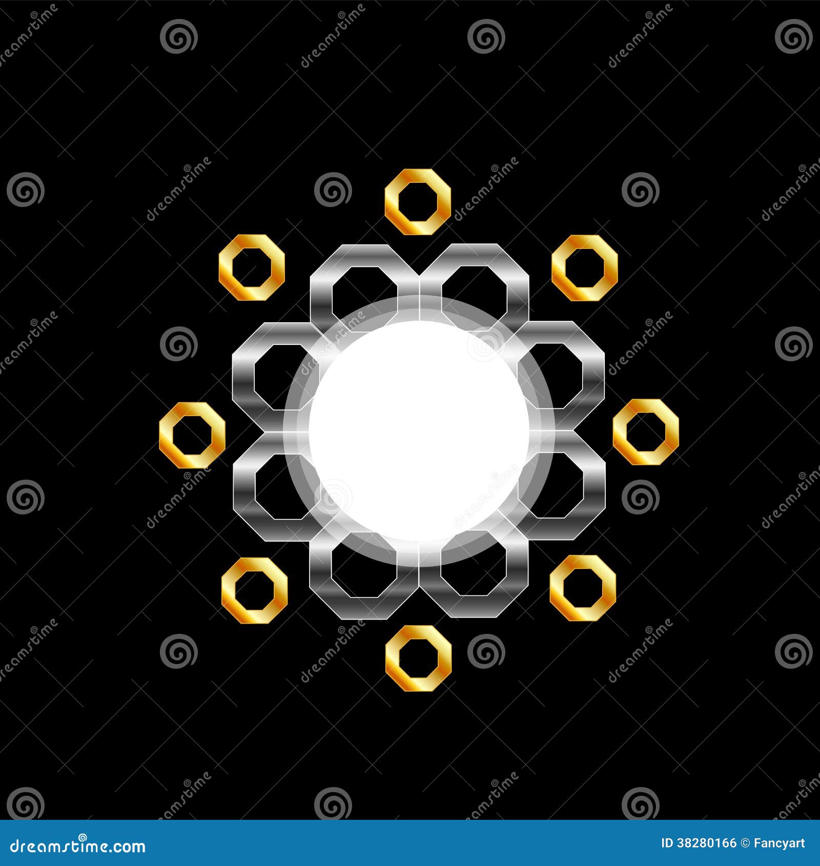 Metallic design element stock vector. Illustration of colorful - 38280166
