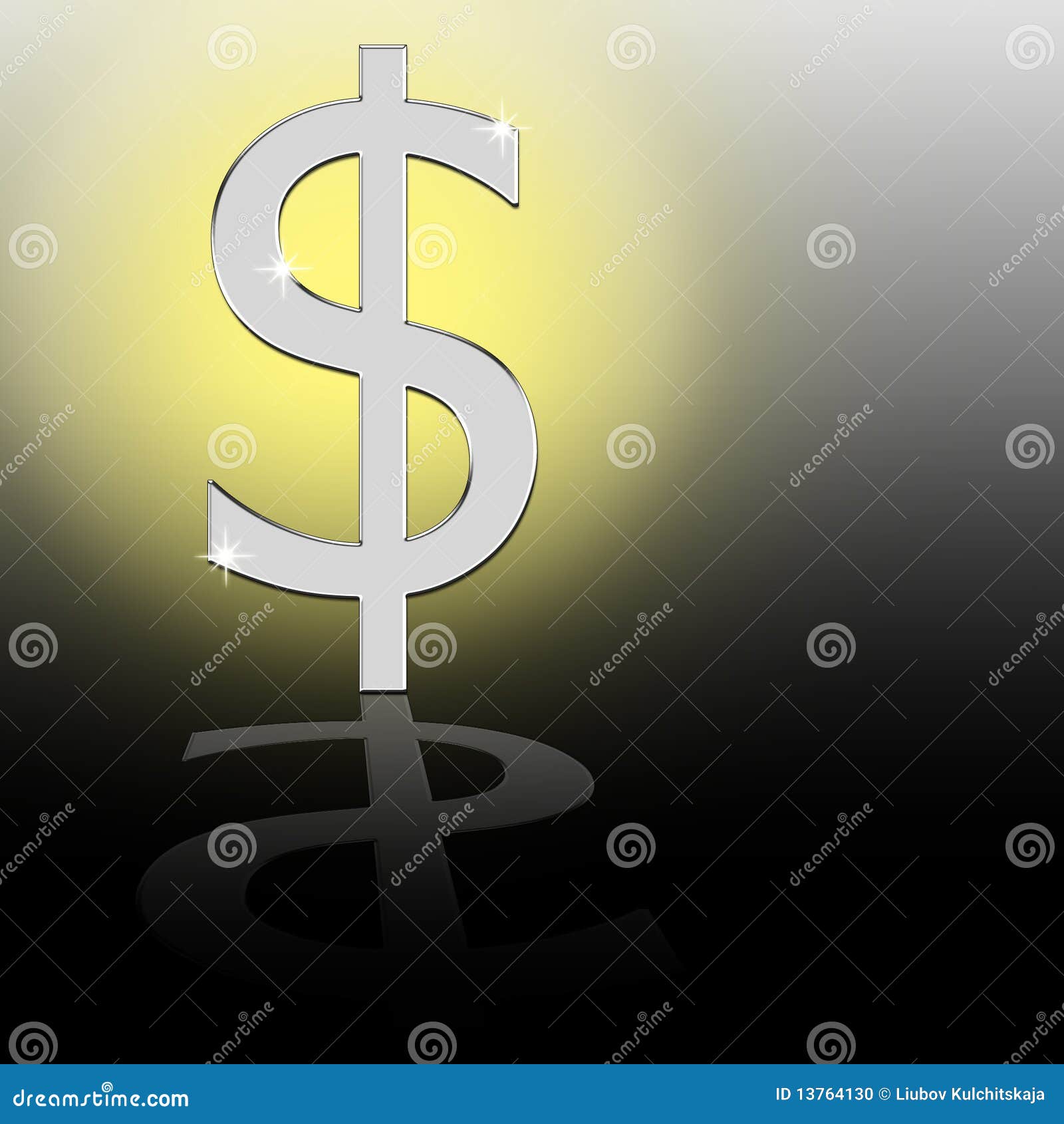 Metallic Dollar Sign With A Red Arrow Curving Upward, Signifying Value ...