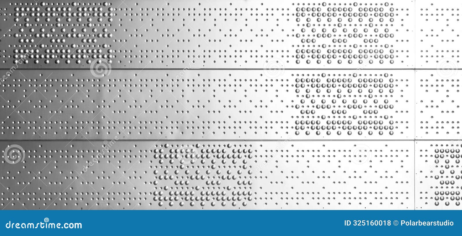 Metallic Dot Silver Texture Panel Blind Background Stock Photo - Image ...