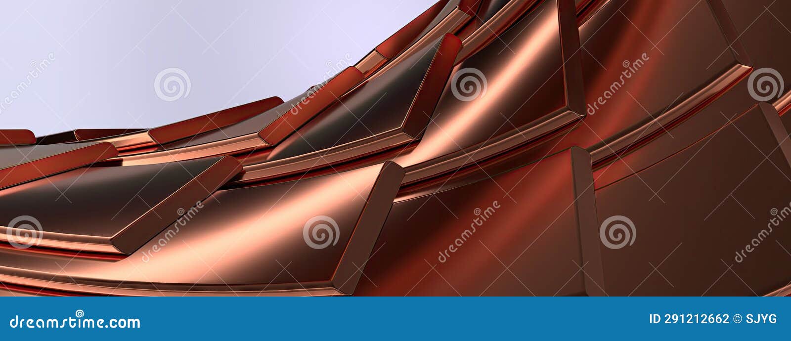 Metallic Elegant Modern 3D Rendering Image Background with Copper ...