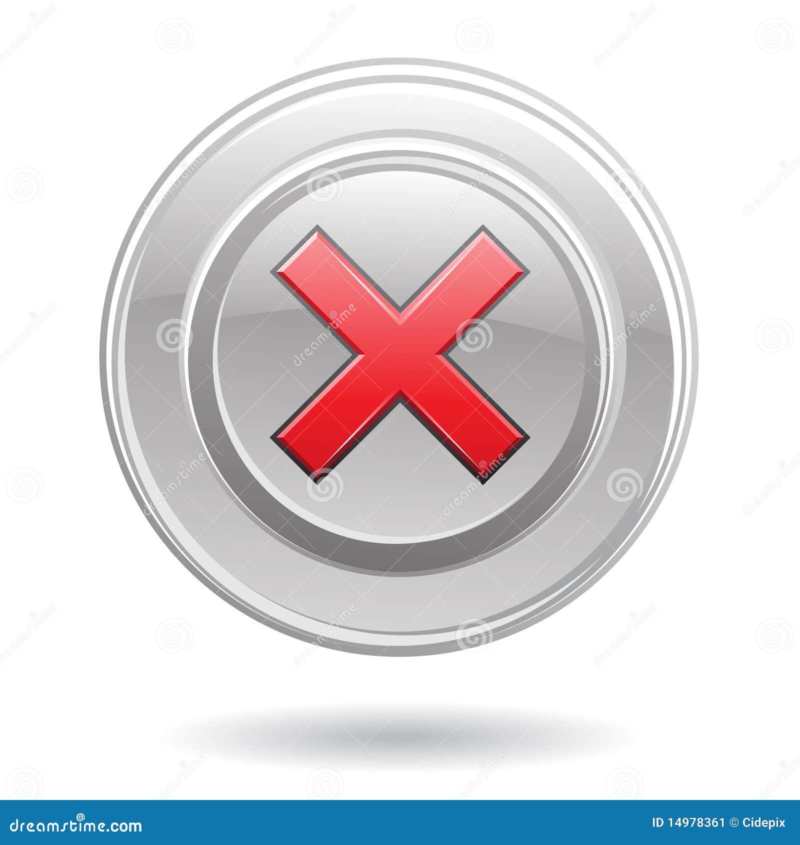 Metallic error sign stock vector. Illustration of advertising - 14978361