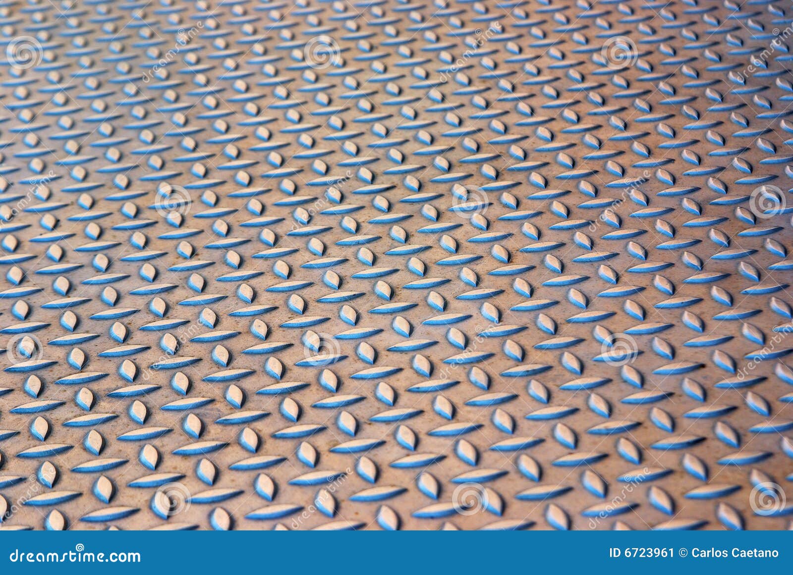 Metallic Floor stock image. Image of diagonal, iron, cold - 6723961