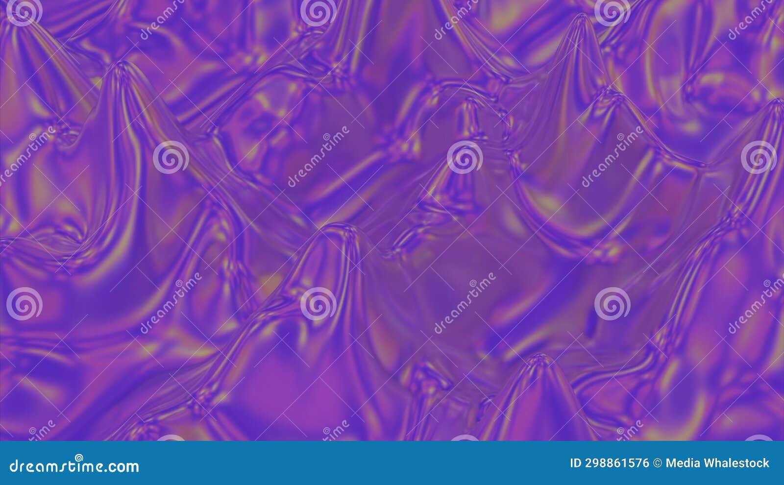 Metallic Fluid Liquid Substance. Design. Bright Pink Water Glowing ...