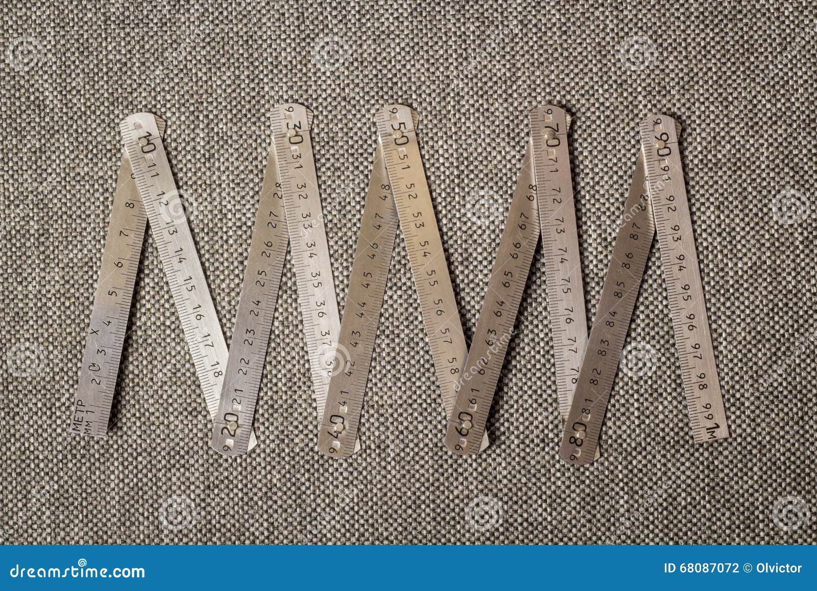 Metallic Folding Ruler Stock Photography | CartoonDealer.com #68087072