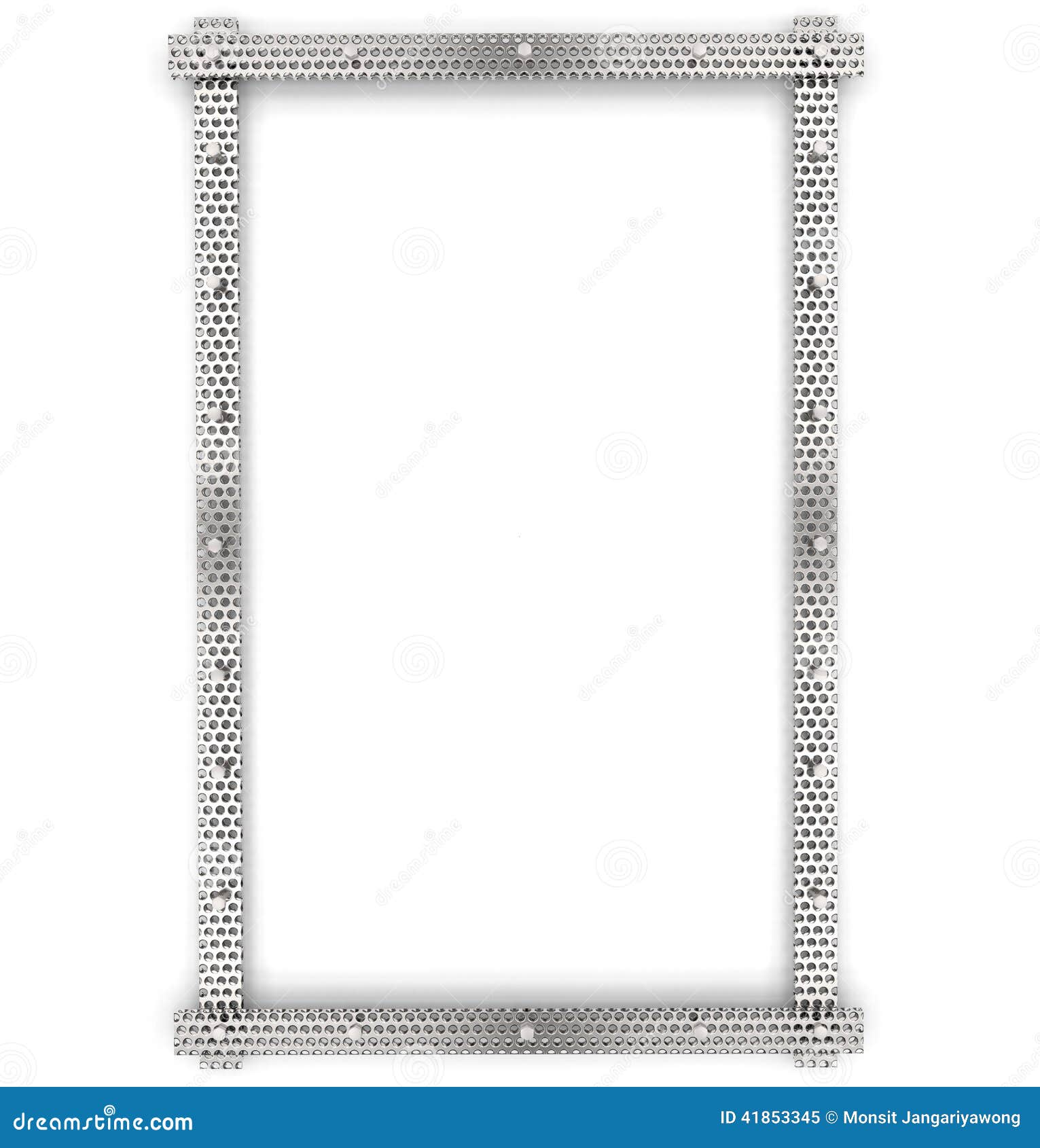 Metallic frame stock illustration. Illustration of decor - 41853345