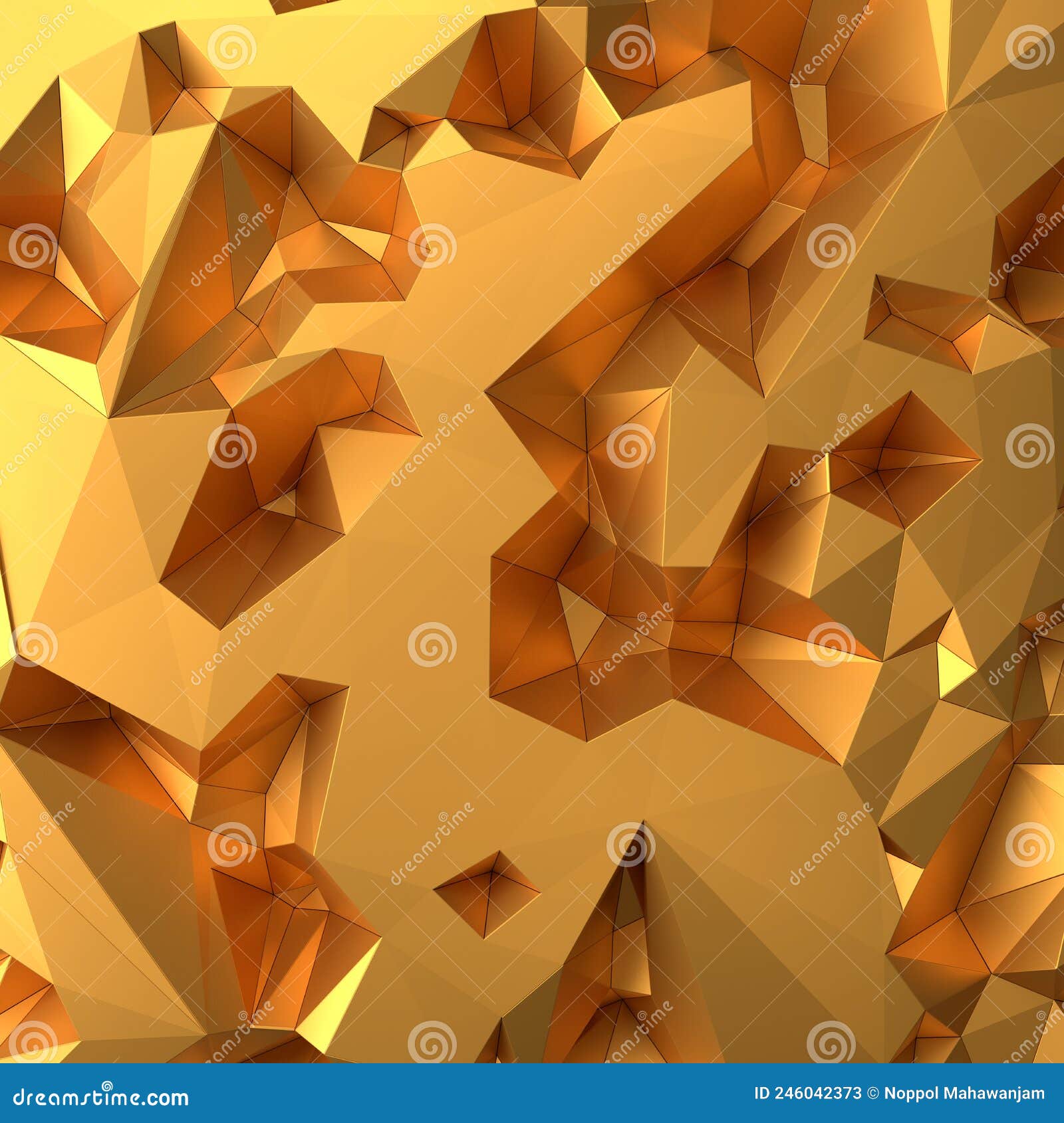 Metallic Gold Background. 3D Rendering Stock Illustration ...