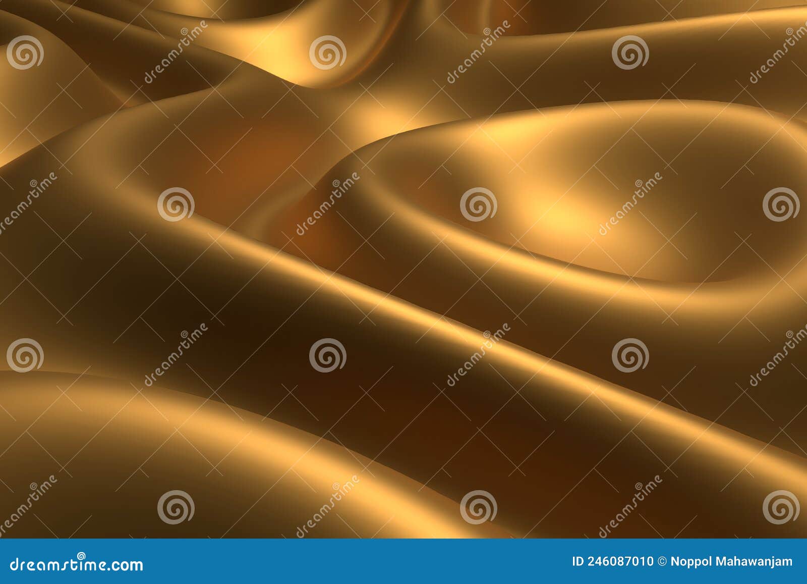 Metallic Gold Background. 3D Rendering Stock Illustration ...