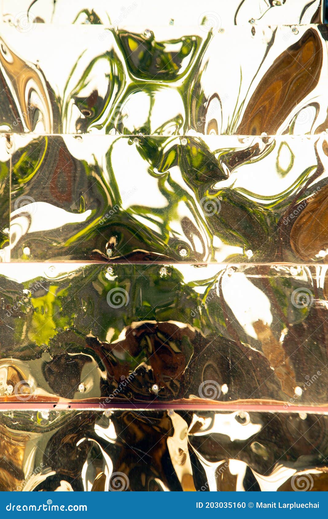 Metallic Gold Color, Shiny Reflective Textured Background. Stock Photo ...