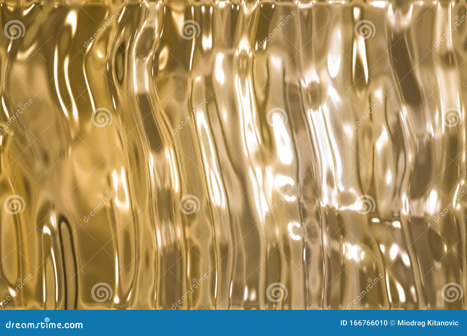 Metallic Gold Wavy Background Stock Photo - Image of molten, effect ...