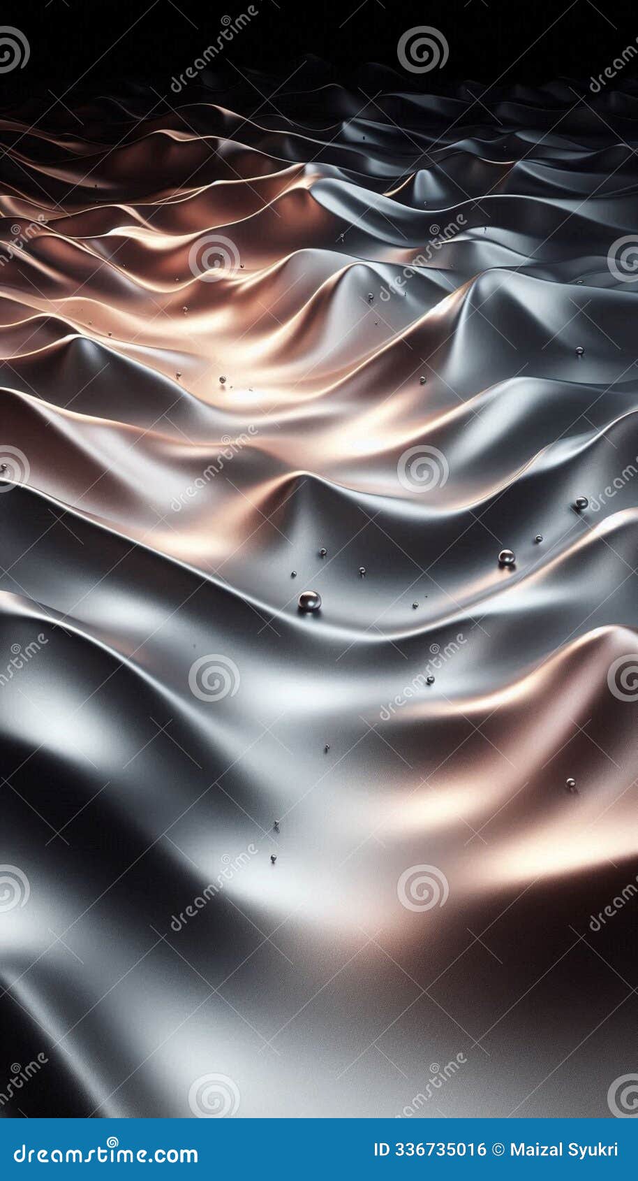 A Metallic Gradient Using Shades of Silver, Platinum, or Rose Gold ...